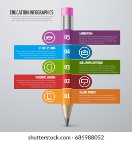 Business Learning School Education Vector Infographic Stock Vector ...