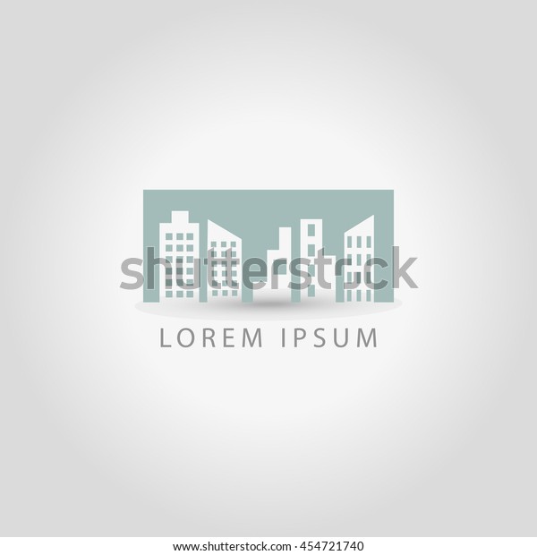 Business Logo City Vector Sign Stock Vector (Royalty Free) 454721740 ...