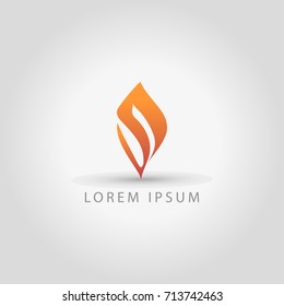 Business Logo Fire Vector Sign Stock Vector (Royalty Free) 713742463 ...