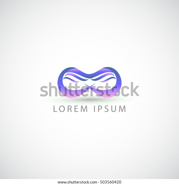 Business Logo Infinity Waves Vector Sign Stock Vector (Royalty Free ...