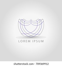 Business Logo Line Circle Vector Sign Stock Vector (Royalty Free ...