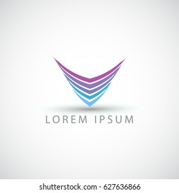 Business Logo Lines Arrow Vector Sign Stock Vector (Royalty Free ...
