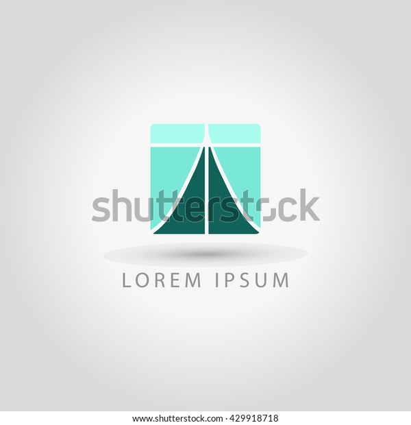 Business Logo Square Vector Sign Stock Vector (Royalty Free) 429918718 ...