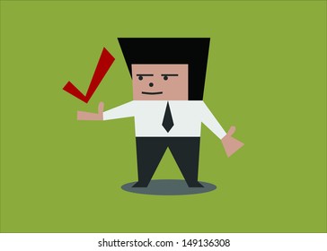 Businessman Checkup Clipart Stock Illustration 488324440 | Shutterstock