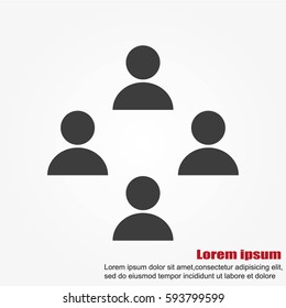 Business Man Icon Team Work Stock Vector (Royalty Free) 356049035 ...