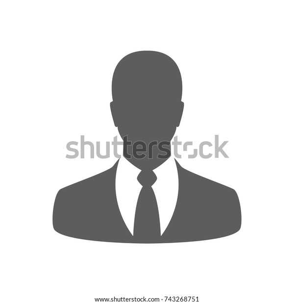 Business Man Icon Trendy Flat Style Stock Vector (Royalty Free ...