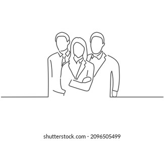 Business Man Line Drawing Continuous One Stock Vector (Royalty Free ...