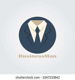 Business Man Logo Stock Vector (Royalty Free) 1047233842 | Shutterstock