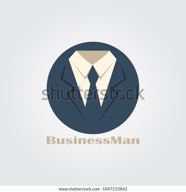 Business Man Logo Stock Vector (Royalty Free) 1047233842 | Shutterstock