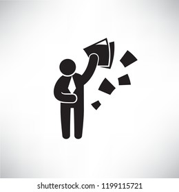 1,359 Resign icon Stock Illustrations, Images & Vectors | Shutterstock