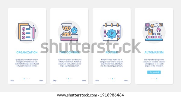 Business Management Time Control Concept Vector Stock Vector (Royalty ...