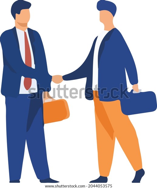 Business Men Vector Drawing Transparent Image Stock Vector (Royalty ...