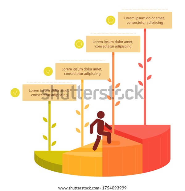 Business Milestones Timeline Workflow Vector Infographics Stock Vector ...