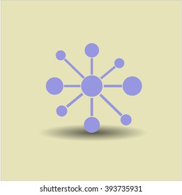 Business Network High Quality Icon Stock Vector (Royalty Free ...