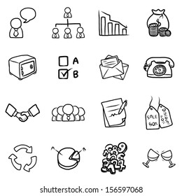 Business Objects Icon Set 3 Cartoon Stock Vector (Royalty Free ...