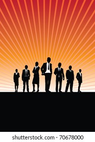 Business People Background Stock Vector (Royalty Free) 70678000 ...