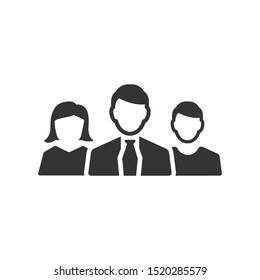 Business People Icon Vector Graphics: vector de stock (libre de ...