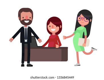 Business People Vector Illustrator Stock Vector (Royalty Free) 1343268488
