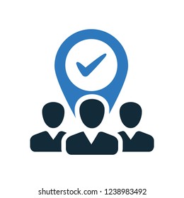 Business Pin Icon Stock Vector (Royalty Free) 1238983492 | Shutterstock