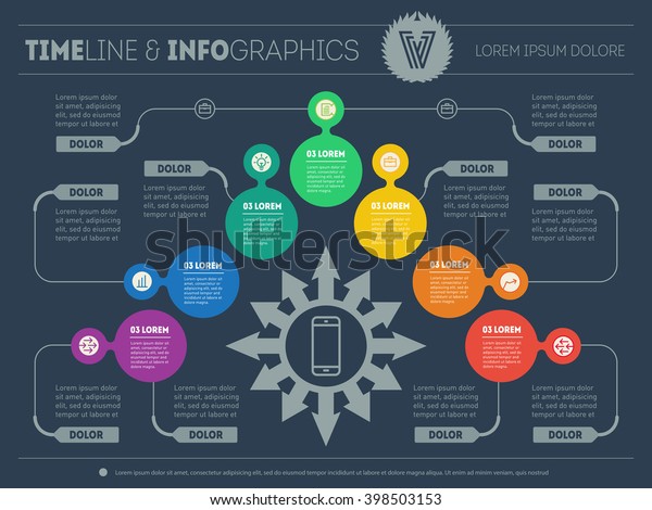 Business Plan 7 Steps Infographic Design Stock Vector (Royalty Free ...