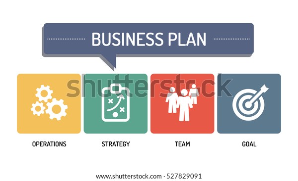 Business Plan Icon Set Stock Vector (Royalty Free) 527829091