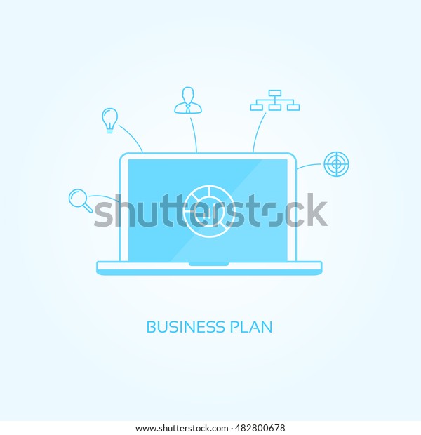 Business Plan Icons Stock Vector (Royalty Free) 482800678 | Shutterstock
