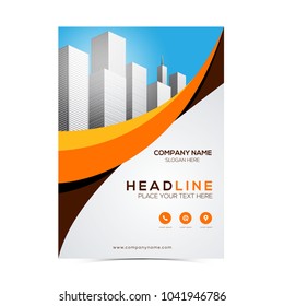 Business Poster Template Building Stock Vector (Royalty Free ...