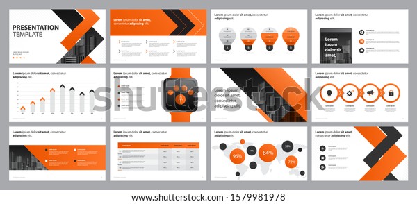 Business Presentation Backgrounds Design Template Page Stock Vector ...