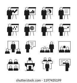 Business Presentation Icons Stock Vector (Royalty Free) 1197435199