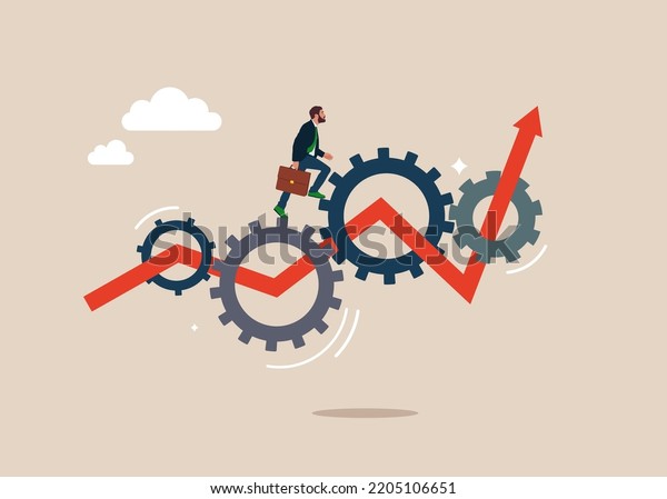 Business Process Automation Optimization Symbol Opportunity Stock ...