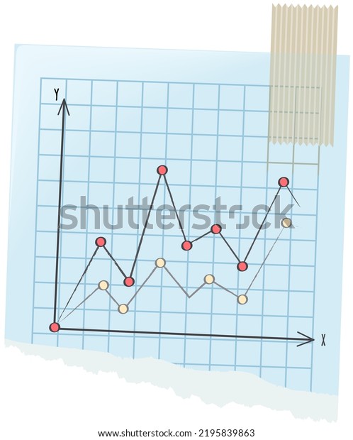 Business Process Diagram On Paper Sheet Stock Vector (Royalty Free ...