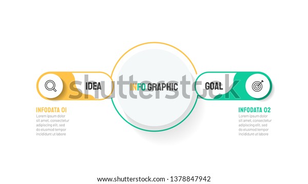 Business Process Modern Infographic Template 2: vetor stock (livre de ...