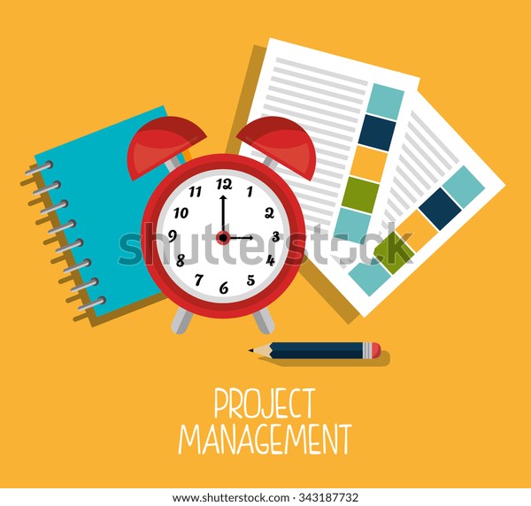 Business Project Management Graphic Design Icons: Stock-Vektorgrafik ...