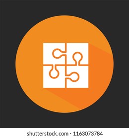 Business Puzzle Icon Stock Vector (Royalty Free) 1163073784 | Shutterstock