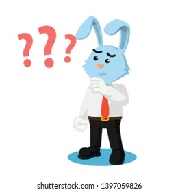 Business Rabbit Question Marks Stock Vector (Royalty Free) 1397059826 ...