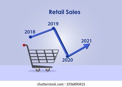 Business Recovery Vector Concept Recovery Chart Stock Vector (Royalty ...