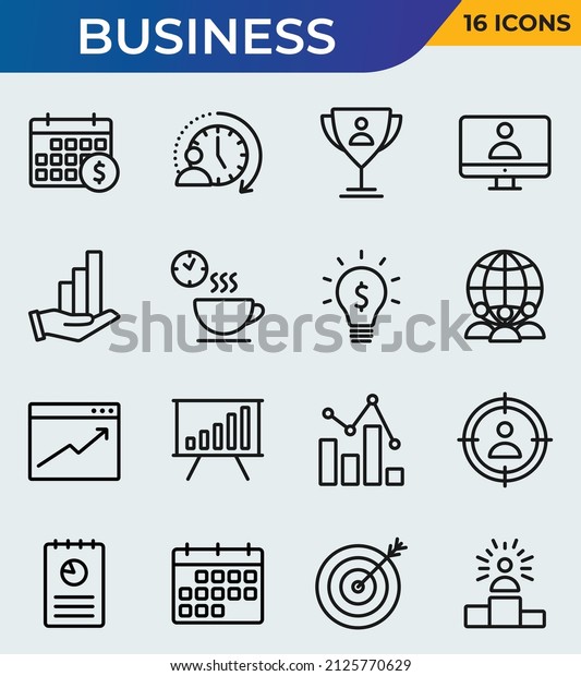 Business Report Chart Graph Office Line Stock Vector (Royalty Free ...