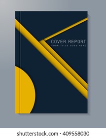 Business Report Design Background Graphics Cover Stock Vector (Royalty ...