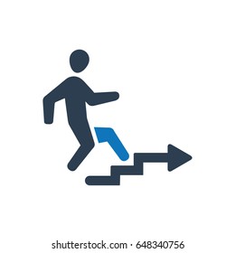 Business Running Icon Stock Vector (Royalty Free) 648340756 | Shutterstock