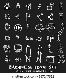 Productivity Doodles Stock Vector (Royalty Free) 88989013