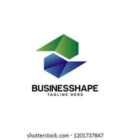 Business Shape Logo Design Template Stock Vector (Royalty Free ...