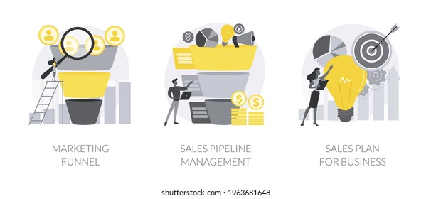 Business Strategy Abstract Concept Vector Illustrations Stock Vector ...