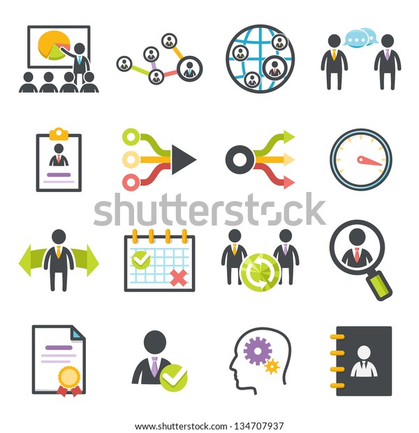 Business Strategy Human Resource People Management Stock Vector ...