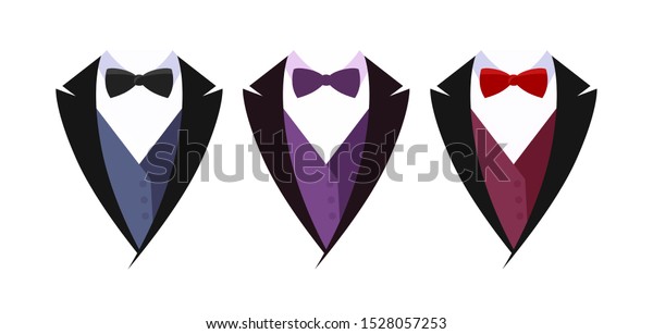 Business Suit Logotype Set Isolated On Stock Vector (Royalty Free ...