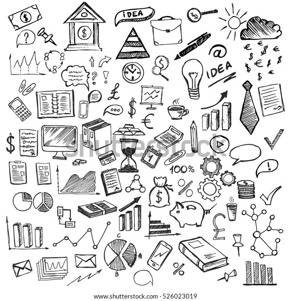 Business Symbols Stock Vector (Royalty Free) 526023019