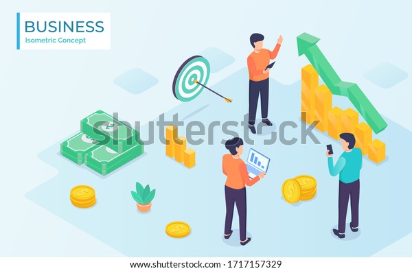 Business Team Analysis Graph Chart Money Stock Vector (Royalty Free ...
