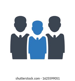 Business Team Icon Vector Graphics Stock Vector (Royalty Free ...