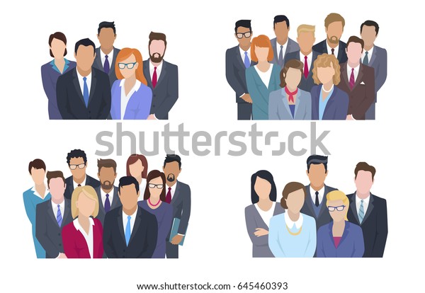 Conjunto de conceptos vectoriales de equipo: vector de stock (libre de ...