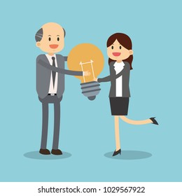 Business Teamwork Cartoon Stock Vector (Royalty Free) 1029567922 ...