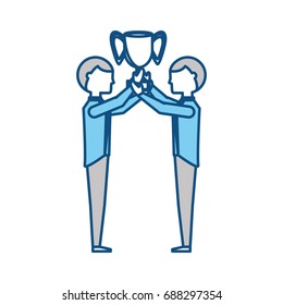 Business Teamwork Cartoon Stock Vector (Royalty Free) 688297354 ...